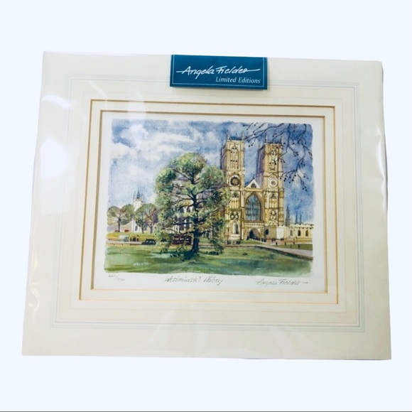 Wall Decor | Westminster Abby Watercolor Print Art Home Decor ...